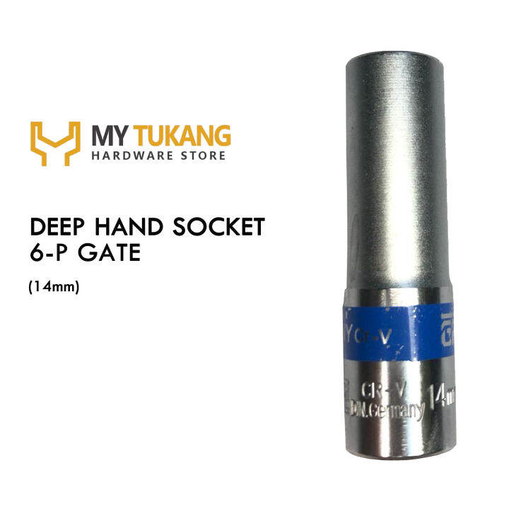DEEP HAND SOCKET 14MM 6-P GATE | Lazada