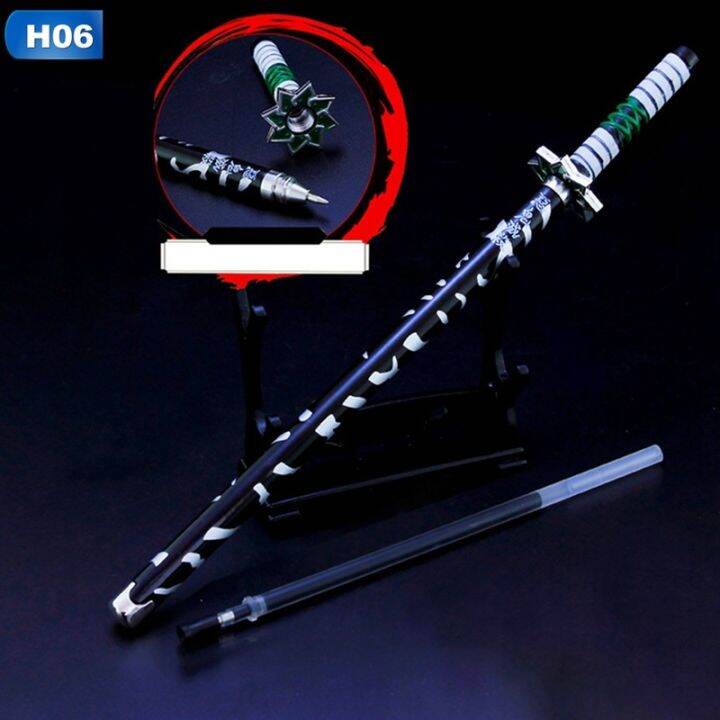 SWORD PEN Pulpen sanemi bentuk pedang anime demon slayer pena alat ...