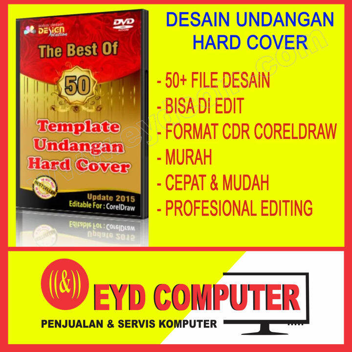DESAIN UNDANGAN HARD COVER TEMPLETE CDR CORELDRAW | Lazada Indonesia