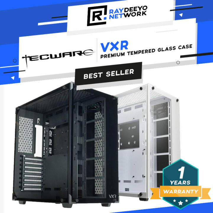 TECWARE VXR TG PREMIUM TEMPERED GLASS ATX GAMING CASE [ATX, Matx, Mini ...