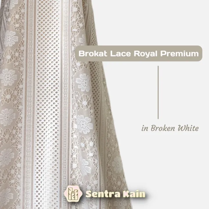 Kain Kebaya Bahan Brokat Lace Premium Royal | Lazada Indonesia