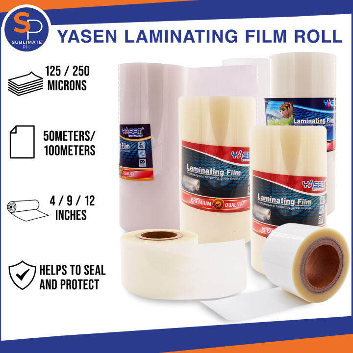 Yasen Laminating Film Roll (4 inches / 9 inches / 12 inches ) 125 ...