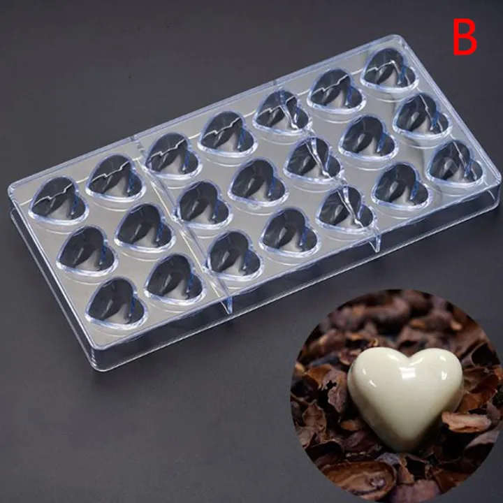 WUJI 3D Chocolate Mold Polycarbonate Sphere Chocolate Tools Thick Cake ...