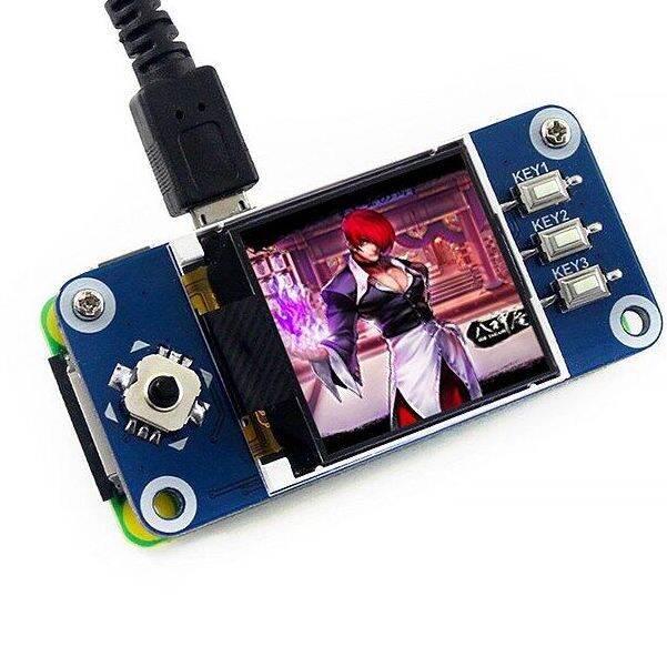 Raspberry Pi 4B/3B+/3B/Zero 1.44 inch LCD Hat 3.3V 128x128 SPI ...