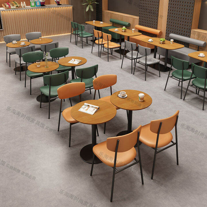 Customized coffee shop, milk tea restaurant, dining table and chair ...