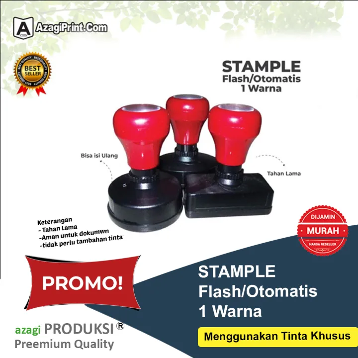 Cetak Stample Free Desain Custom Size | Lazada Indonesia