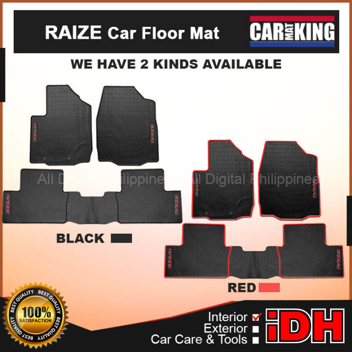 Toyota RAIZE Premium Rubber Matting 2022 2023 | Anti-Slip Premium ...