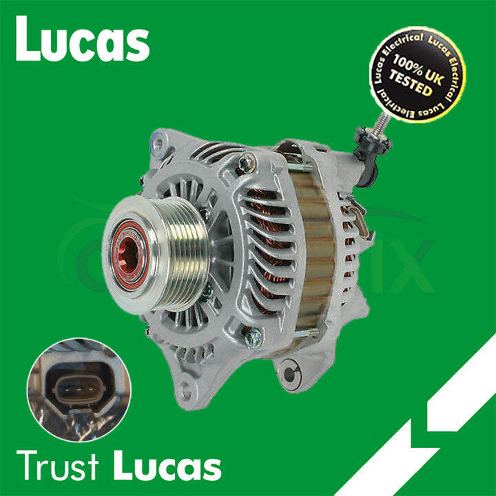 GENUINE LUCAS ALTERNATOR ASSEMBLY FOR NISSAN NAVARA YD25 (CLUTCH PULLEY ...