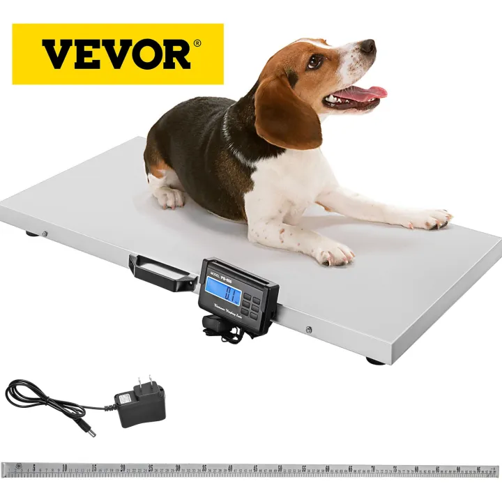 VEVOR 1100/400/700Lbs Digital Livestock Scale Large Pet Vet Scale ...
