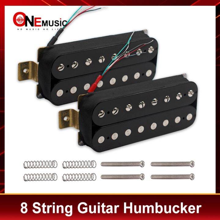 【CW】 Dual Coil 8 String Electric Guitar Humbucker Pickups Neck amp ...