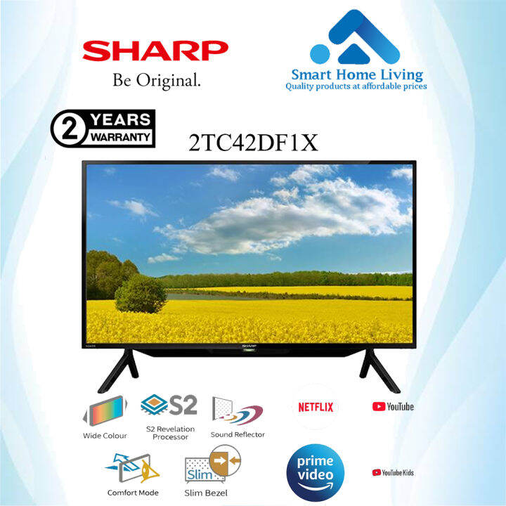 SHARP AQUOS 42 Inch Full HD Easy Smart TV - 2TC42DF1X Include Youtube ...
