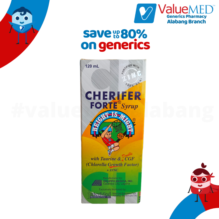 Cherifer Forte W Zinc 120ml Lazada Ph