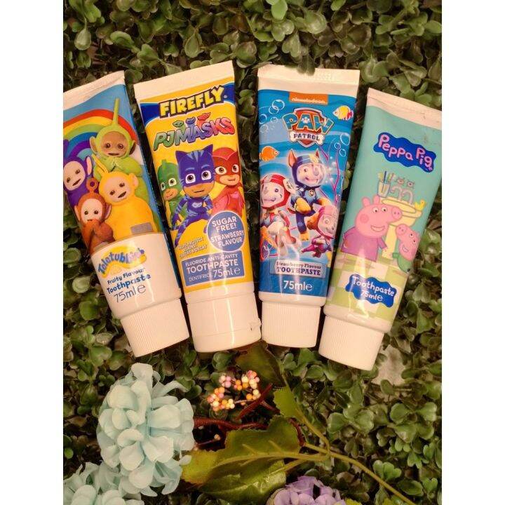 【COD4】 Kid's Toothpaste: Paw Patrol Peppa Pig Teletubbies PJMasks(75ml ...