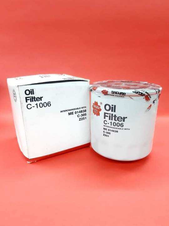SAKURA OIL FILTER C-1006 (C-305 VIC) for MITSUBISHI 4D31, 32, 33 ...