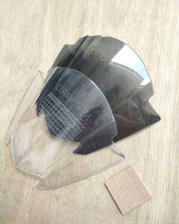 VISOR WINDSHIELD HONDA VARIO 125 NEW TAHUN 2022 - 2023 WARNA RYBEN DAN ...