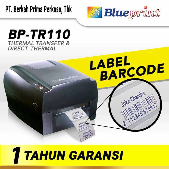 Printer Label Barcode Pengiriman BLUEPRINT BP-TR110 Support (USB+Serial+LAN) | Lazada Indonesia