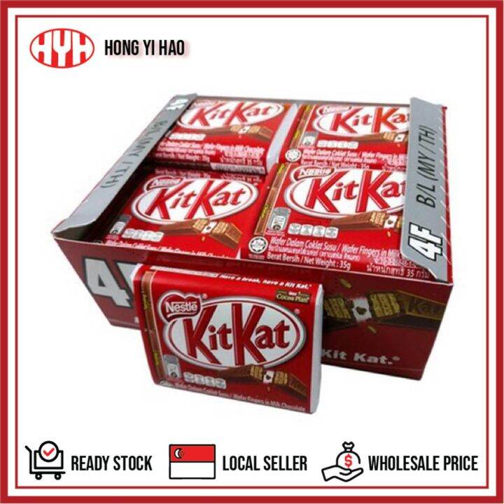 Kit Kat 4 Finger Chocolate Box (24x35g) | Lazada Singapore