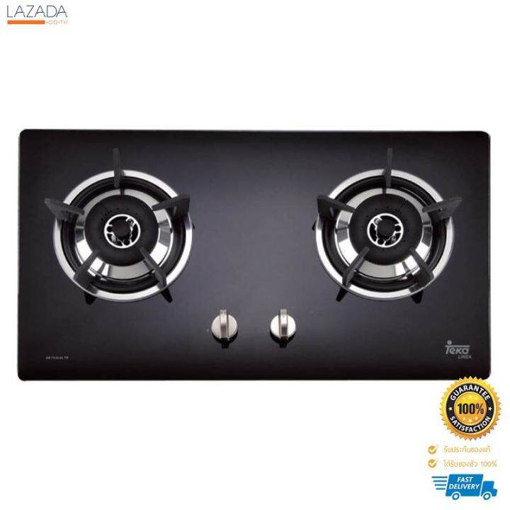 เตาฝังกระจก 2 หัวแก๊ส TEKA LINEA รุ่น G73 2G AI AL2TR ขนาด 73 ซม. สี ...