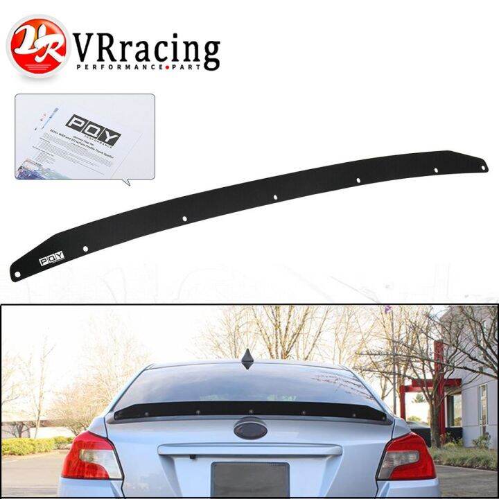 Anodize Aluminum Flap Rear Spoiler For 15-on Subaru WRX Sti Low Profile ...