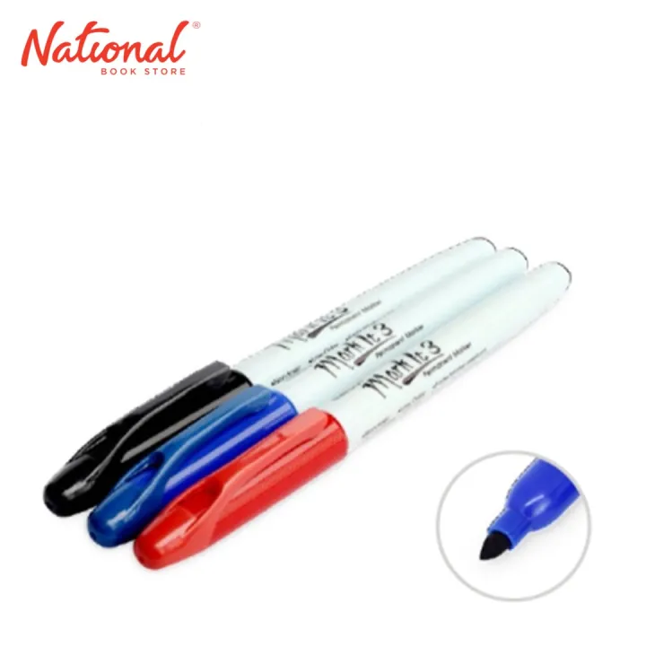 Marvy Permanent Marker Black Bullet | Lazada PH