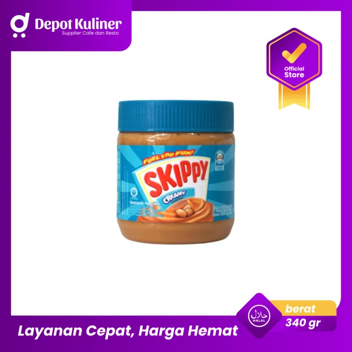 Skippy Selai Kacang Rasa Creamy dan Chunky 340 Gr - Peanut Butter 340 ...