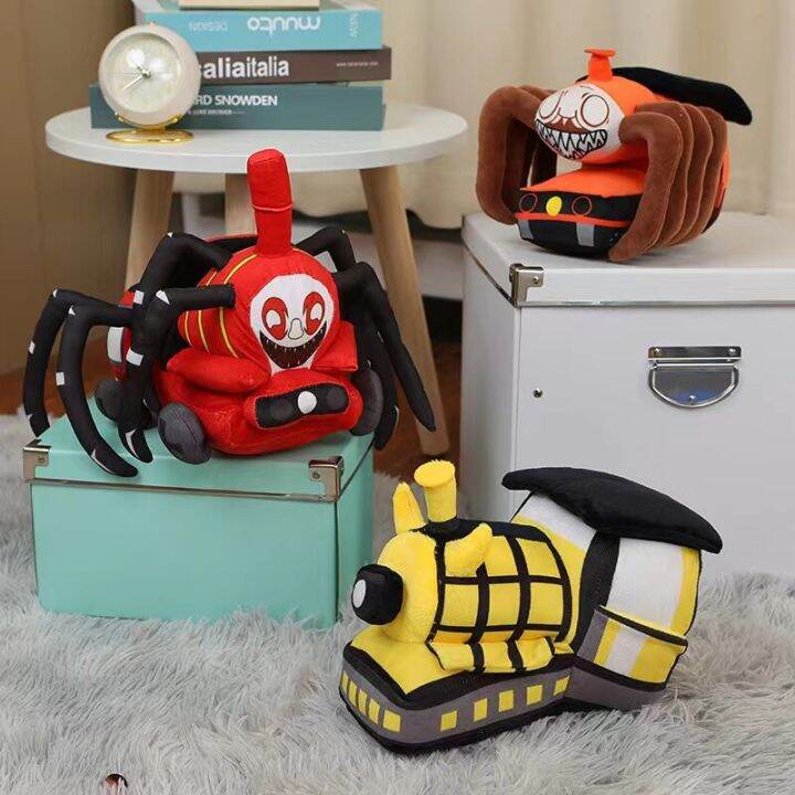20cm Horror Game Choo Choo Charles Plush Toy Soft Spider Stuffed Doll Horrible Charles The Train ...