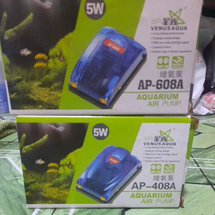 Air pump Aquarium AP-608A 5W. dual pump | Lazada PH