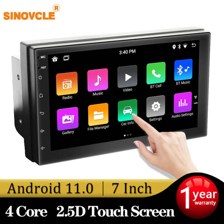 Android 2 Din Car Radio Multimedia Video Player Bluetooth GPS MAP ...
