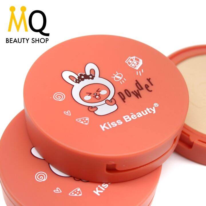 Kiss Beauty Rabbit Smoothing Powder แป้งพัฟควบคุมความมัน ผิวหน้าเรียบ ...