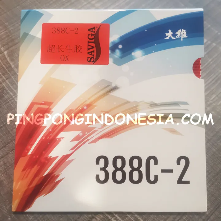 Dawei 388 C-2 Saviga OX - Karet Bintik Bertahan Panjang Long Pips 388C-2 388C2 Rubber Pingpong ...