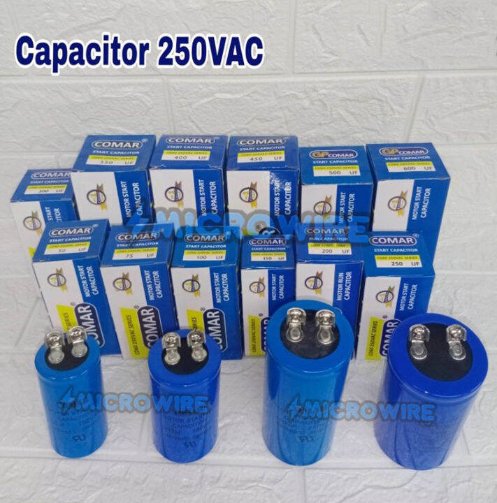 Starting Capacitor 250VAC 50uf 75uf 100uf 150uf 200uf 250uf 300uf 350uf ...