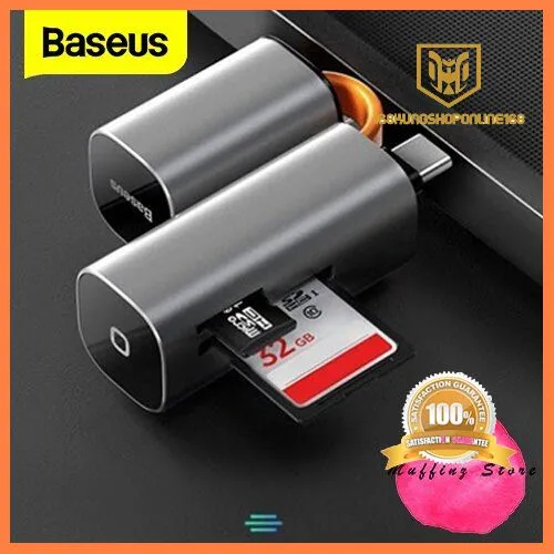 จัดส่งพรุ่งนี้ 💜ถูกจริง/ส่งไว📦Baseus OTG Card Reader Adapter SD TF ...