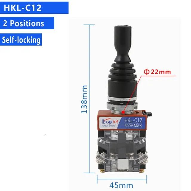Joystick Switch Monolever Rocker Cross Master Switch 2-way 4-way Self ...