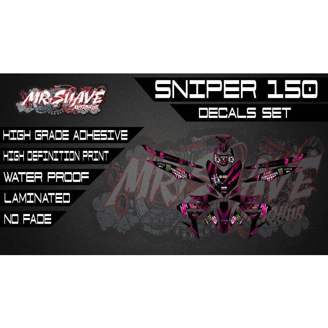 Sniper 150 Monster Energy Series Decals Set | Lazada PH