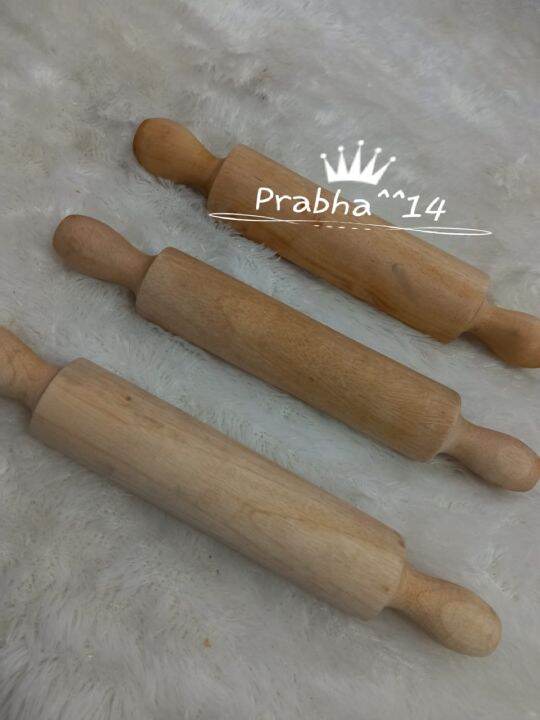 ROLL PIN KAYU / PENGGILAS PENGGILING ADONAN DARI KAYU / ROLLING PIN KUE ...
