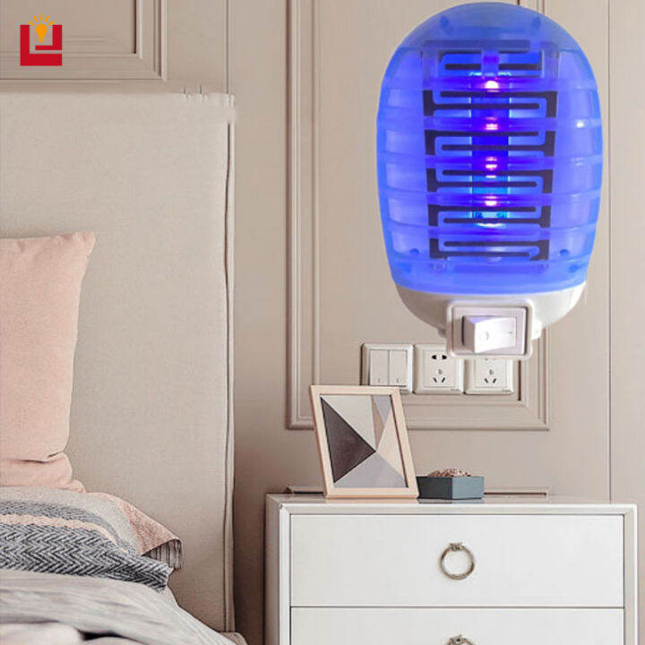YONUO หลอดไฟ LED ไฟกลางคืนโคมไฟฆ่ายุงโคมไฟติดผนังโคมไฟไล่ยุงโคมไฟห้องสีม่วงและคลื่นกว้างดักยุง ...