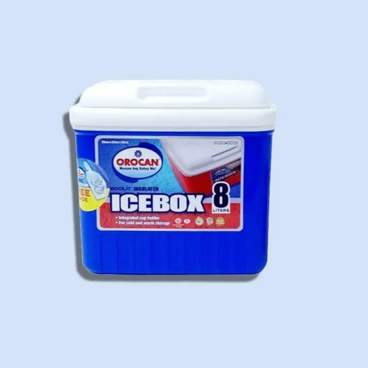 Orocan Mini Ice Box Chest Insulated Cooler 8 - Liters with Handle Color ...