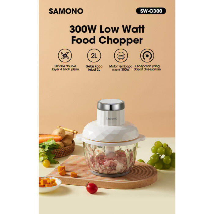 SAMONO FOOD PROCESSOR SW-C300 FOOD CHOOPER MULTIFUNGSI | Lazada Indonesia