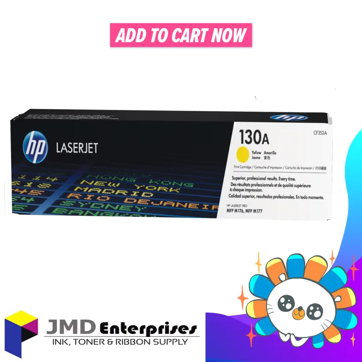 HP 130A YELLOW ORIGINAL LASERJET TONER CARTRIDGE CF352A | Lazada PH