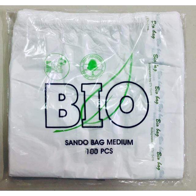 BIODEGRADABLE Medium Plastic Sando Bag | Lazada PH