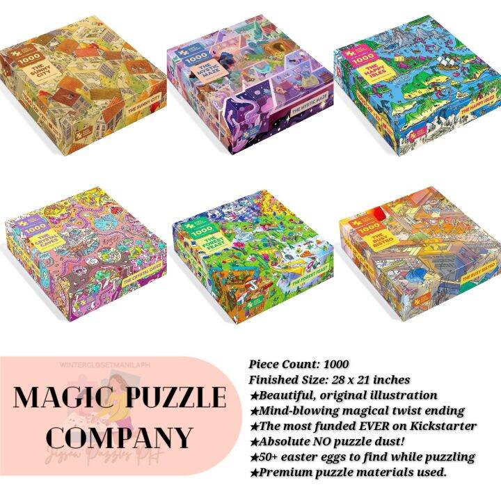 Magic Puzzle Company 1000 piece Jigsaw Puzzle - Busy Bistro, Crystal ...