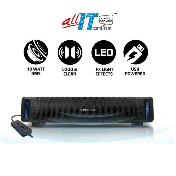 SonicGear SonicBar U200 Powerful Wired Sound Bar Speaker For Mobile ...
