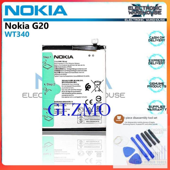 แบตเตอรี่ Nokia G20 WT340 Battery มีประกัน 6 เดือน แถมเครื่องมือ ...