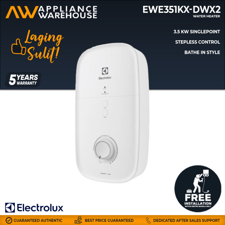 Electrolux Singlepoint EWE351KX-DWX2 3.5 Kw Water Heater Shower type ...