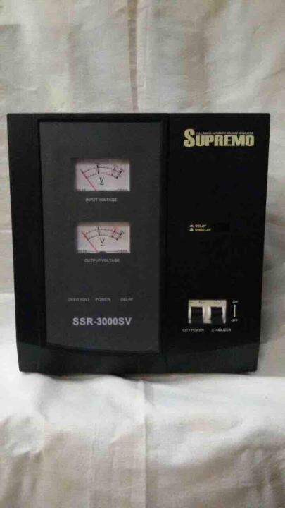 (3000 Watts) SUPREMO SSR-3000SV / Servo Type / Time Delay / Dual Meter ...