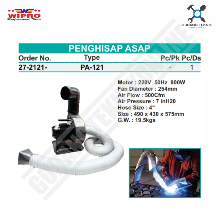 Blower Penghisap Debu WIPRO PA121 / Mesin Penyedot Debu Portable PA 121 - Dust Collector ...