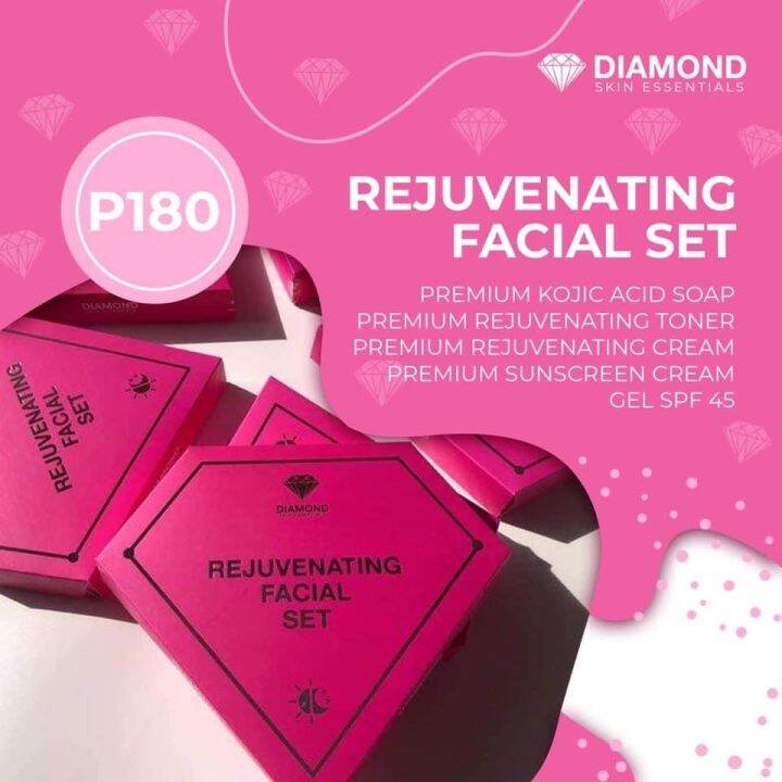 (ORIGINAL) Diamond Skin Essentials Rejuvenating Facial Set | Lazada PH