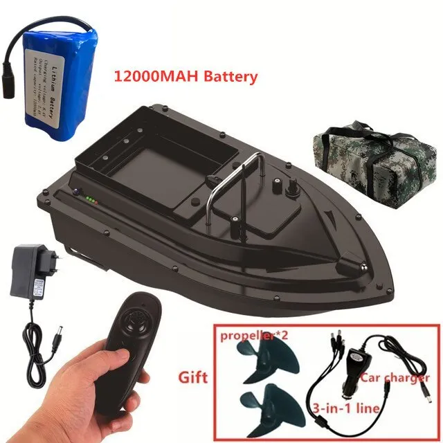 Large Bait Bin RC Fishing Nest Boat 2KG Load 3H Endurance 500 Meters ...