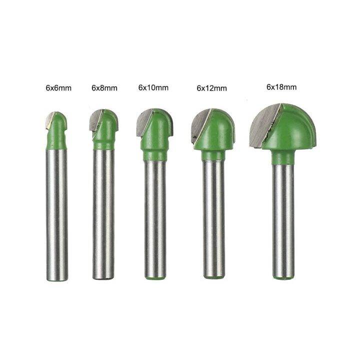6-18mm Ball Nose End Mill Router Bit Round Nose Cove Core Woodworking ...