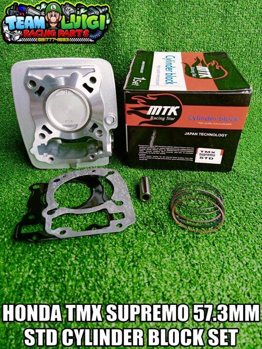 MTK CYLINDER BLOCK SET FOR HONDA TMX SUPREMO 57.3MM STANDARD | Lazada PH